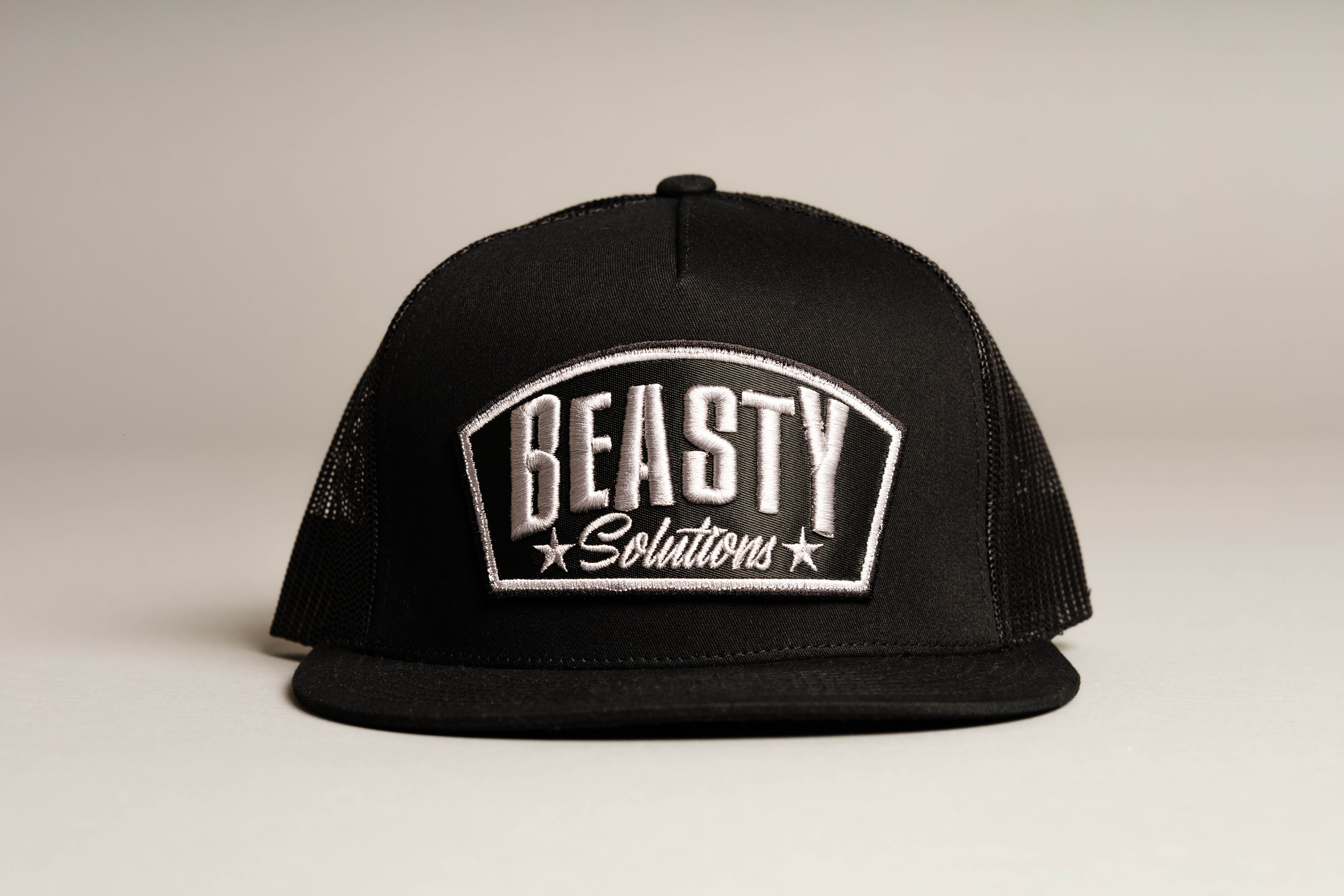 🧢 Beasty Solutions Plaque Logo Trucker Hat – Fearless Mindset edition ...